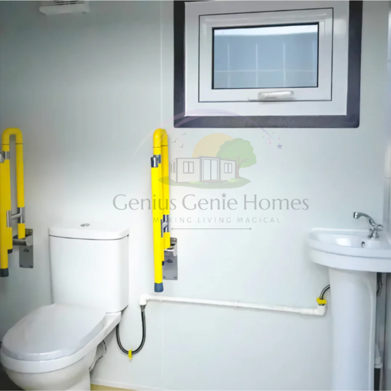 GGH Portable Toilet – Accessible/Disabled with Handrails & Ramp ...